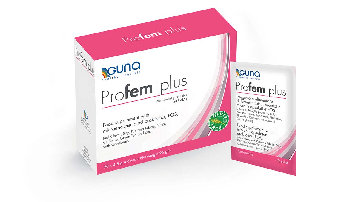 Guna Profem Plus 20 Sachets Menopause Support with Probiotics Zinc ...
